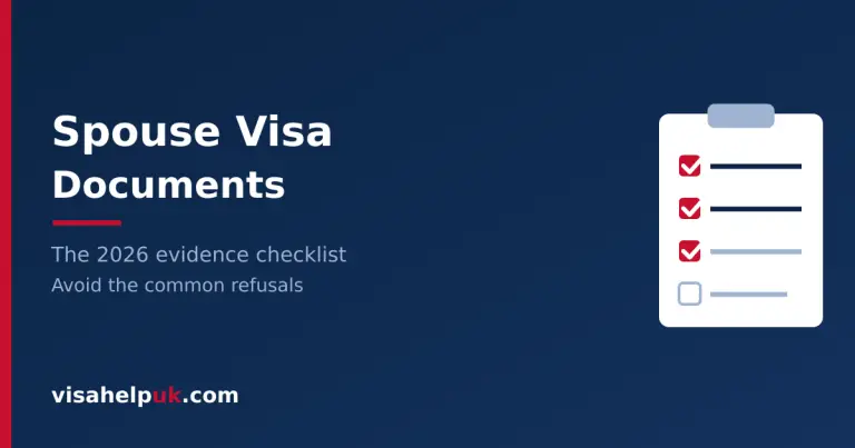 UK Spouse Visa Documents Checklist 2026: Avoid Refusal
